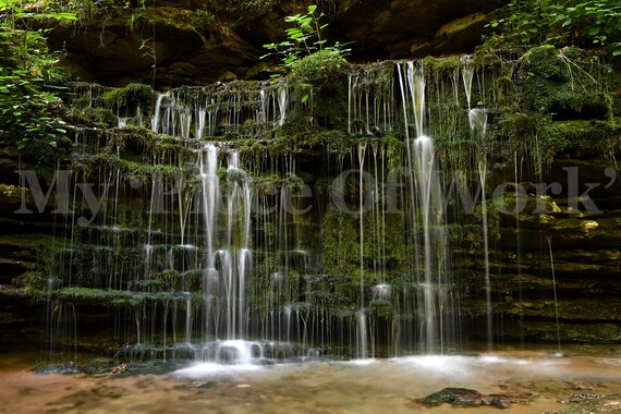 High Resolution Photograph of a Cascade Located in Central - Etsy