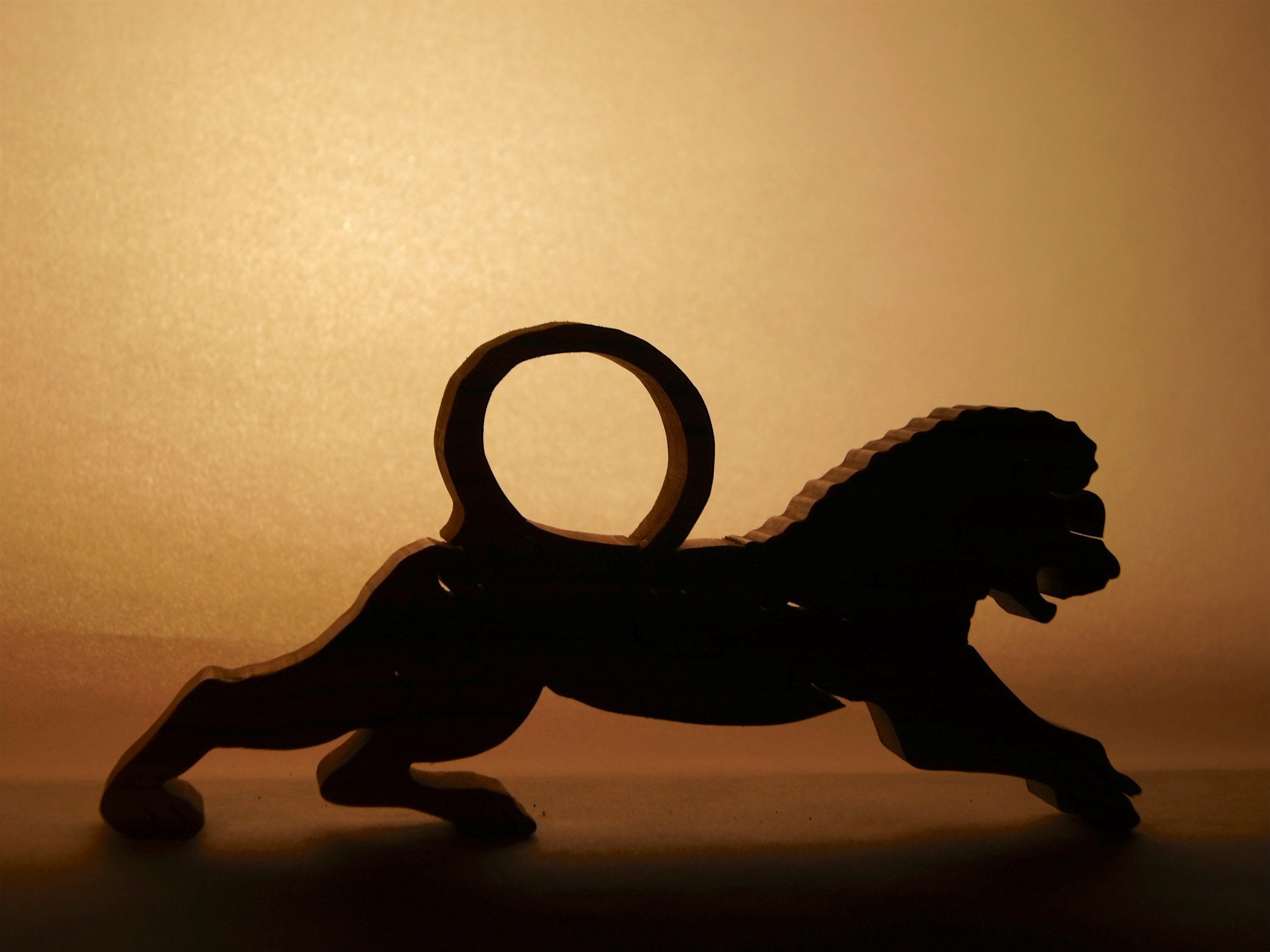 LION Wood Puzzle / Unique Handcrafted Wooden Jigsaw Animal - Etsy UK