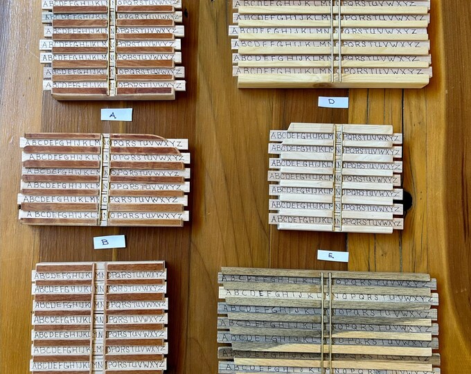 Handcrafted Wood Word Finder Helper (for up to 7 Letters) / Crossword ...