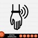 Wearable Technology Icon SVG Smart Watch Band Wireless Sign Symbol ...