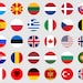 NATO Countries Round Flags SVG Bundle Set, NATO Country Circle Flag ...