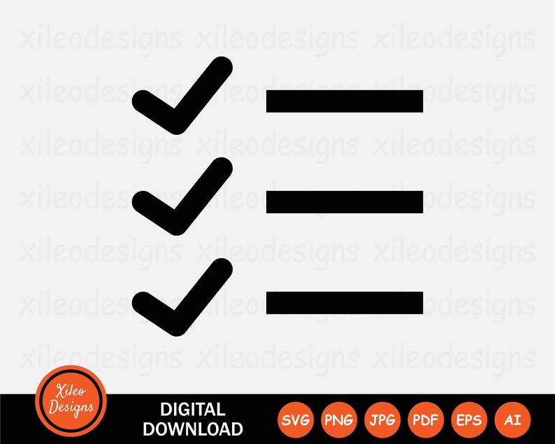 Checkliste Symbol SVG Checkliste Checkmark Checkbox Tick Digitaler ...
