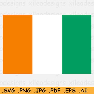 Ivory Coast Flag SVG, Côte D'ivoire National Nation Country Banner ...