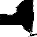 New York Map SVG NY USA United States of America Us, Black Outline ...