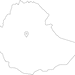Addis Ababa Ethiopia Map Capital City Country Location Pin Black White ...
