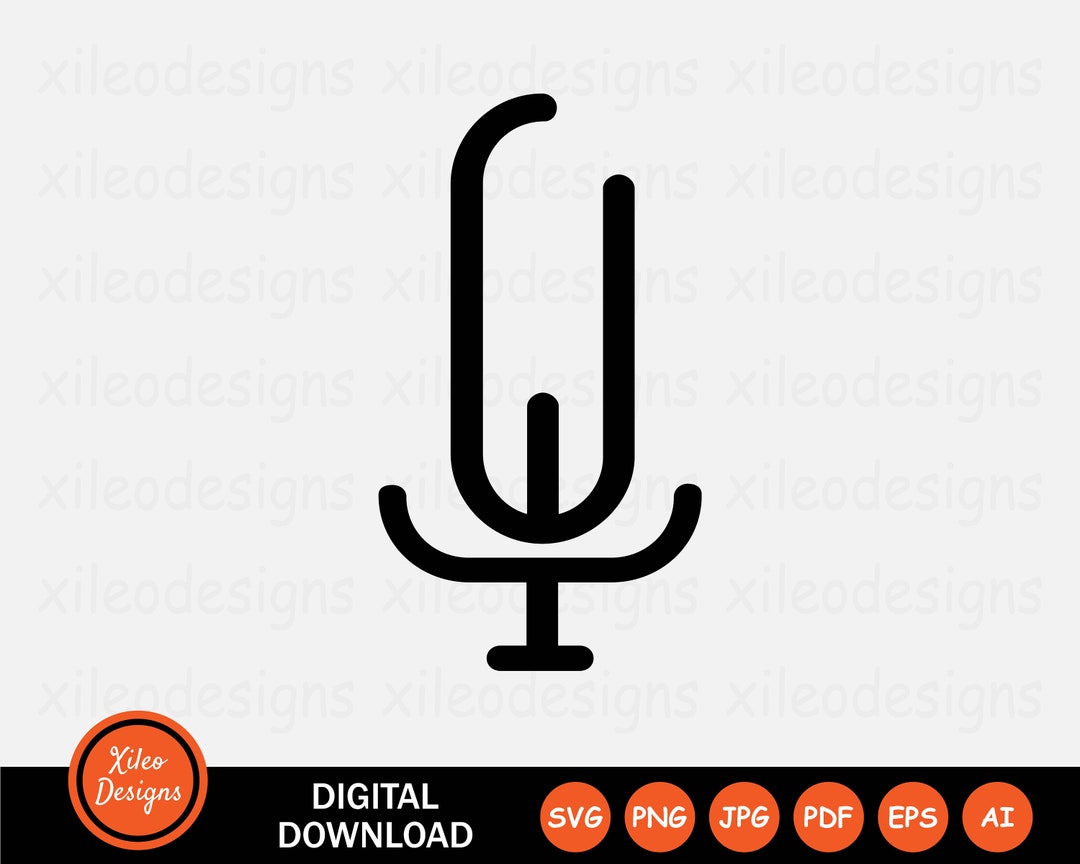 Microphone Icon SVG Mic Mike Music Podcast Record Radio Digital ...