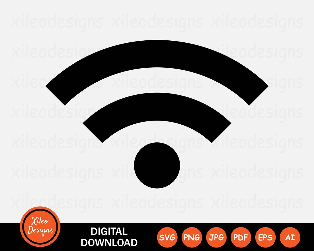 Network Signal Icon SVG Wifi Data Internet Connection Png Jpg Eps Ai ...