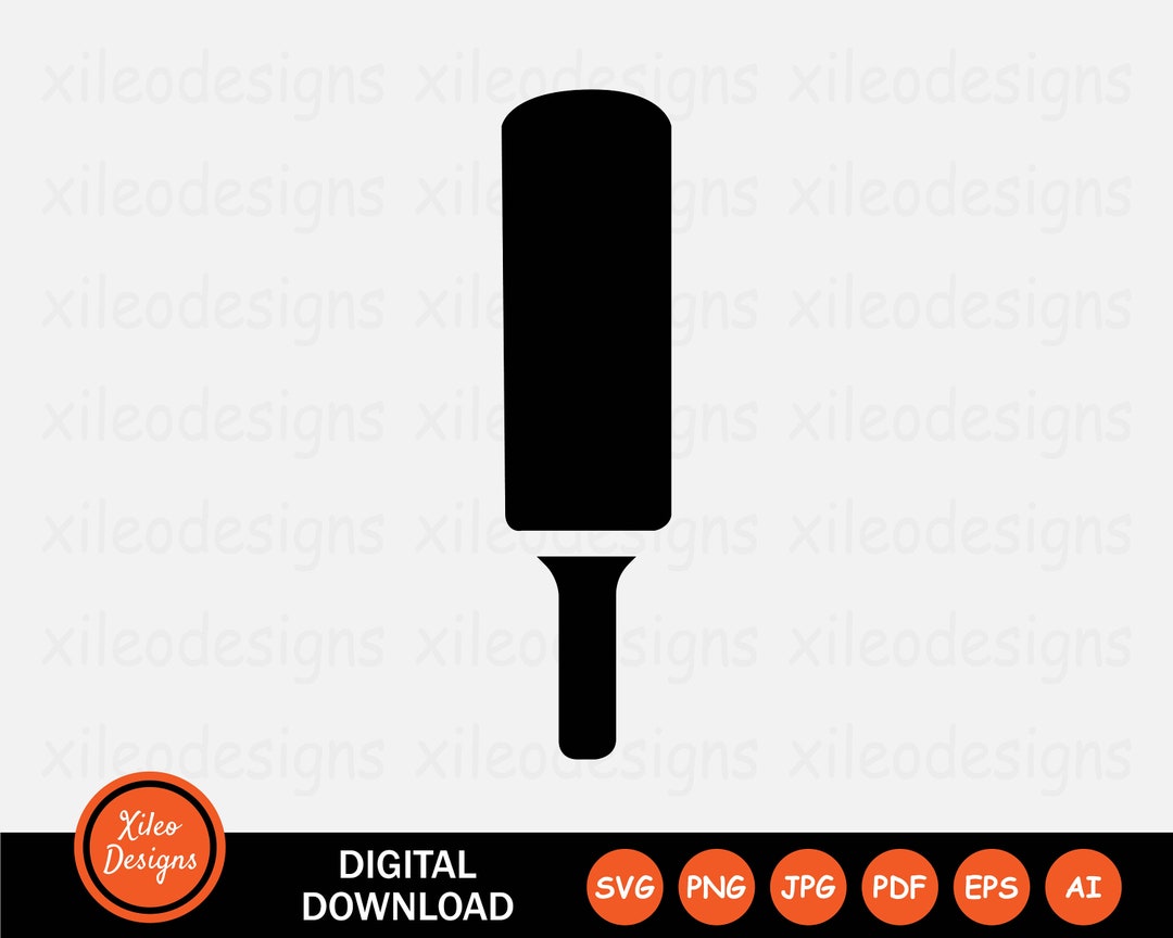 Cricket Bat Icon SVG Game Play Tournament Sports Hobby Png Jpg Eps Ai ...