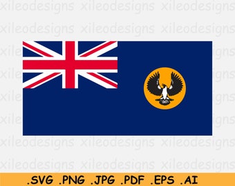 Australia Flag Svg | Etsy
