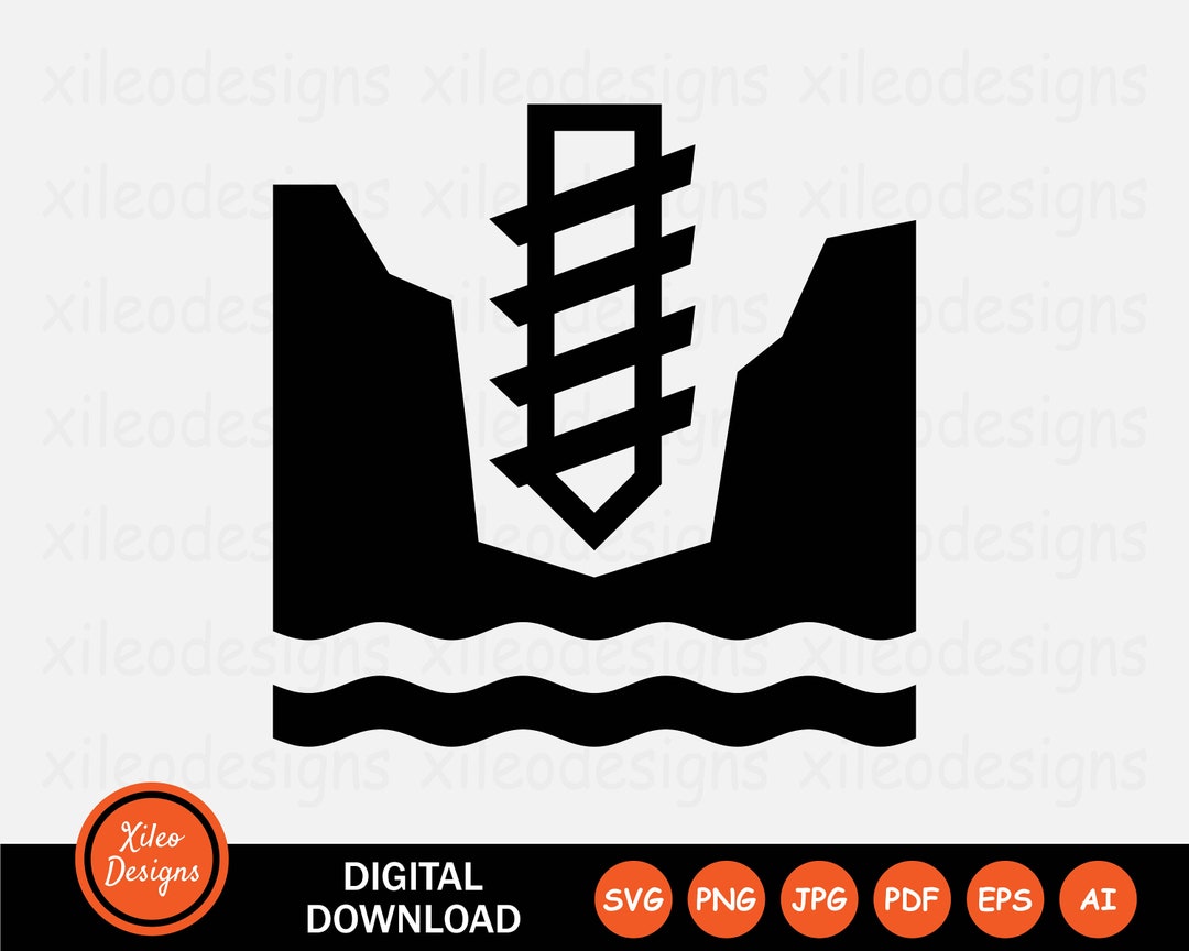 Drilling Icon SVG Drill Well Construction Mine Borehole Png Jpg Eps Ai ...