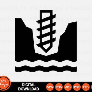 Drilling Icon SVG Drill Well Construction Mine Borehole Png Jpg Eps Ai ...