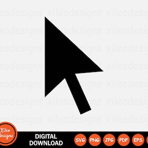 Cursor Icon SVG Compute Mouse Pointer Click Select Tap Png Jpg Eps Ai ...