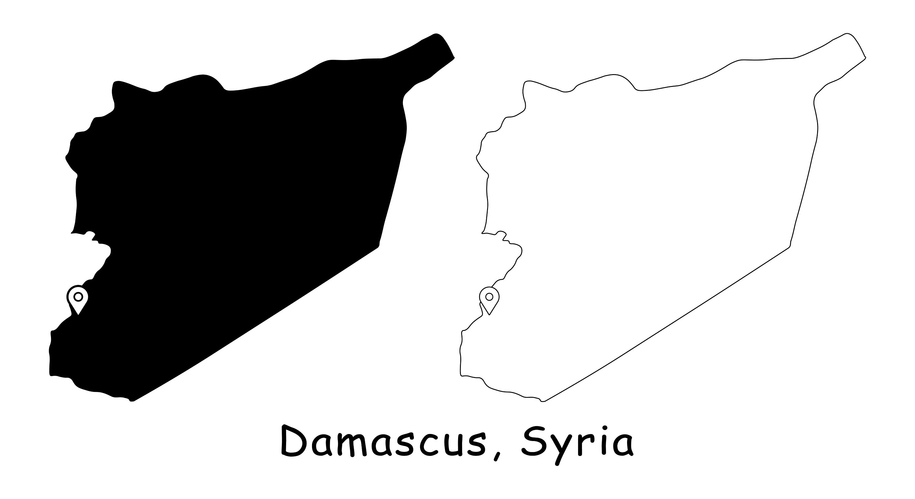 Damascus Location On Map
