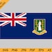 British Virgin Islands Flag SVG - BVI Banner, British Overseas ...