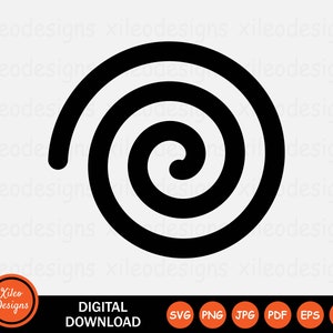 Spiral Icon SVG Swirl Spin Spinning Circle Motion Twirl Graphic Vector ...