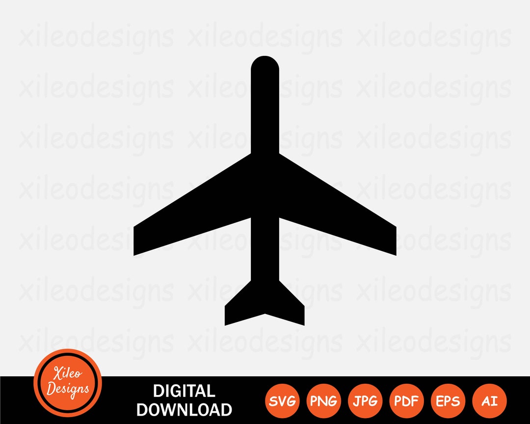 Airplane Icon SVG - Air Plane Aircraft Areoplane Aircraft Fly Airport ...