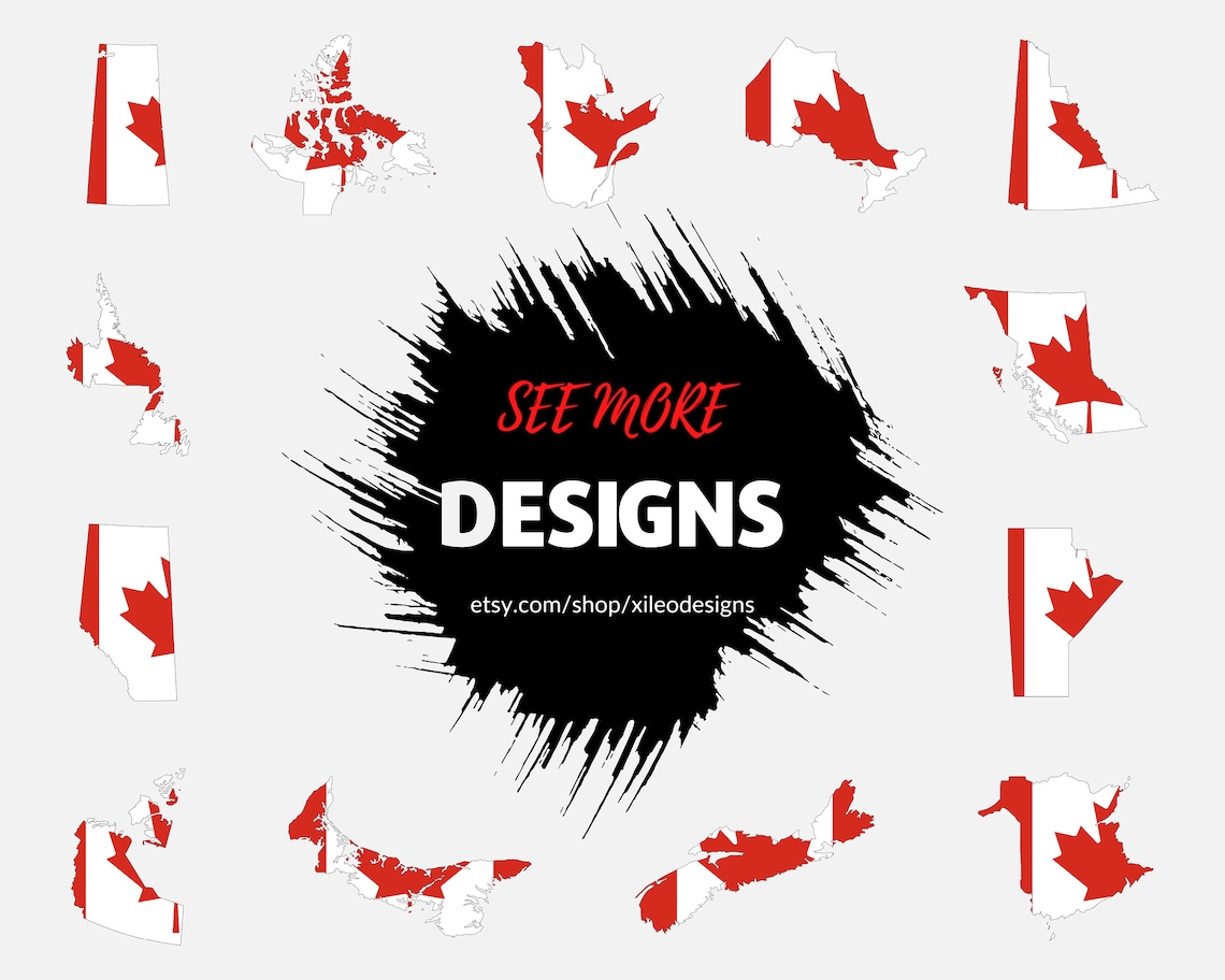 Nunavut Map Canada Flag SVG, Canadian Territory Banner Shape Border ...