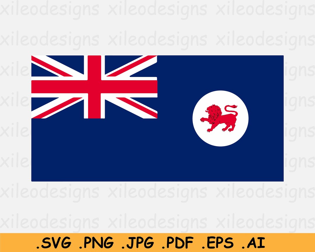 Tasmania Australia Flag SVG, Australian State Banner, Tassie Tas AU AUS ...