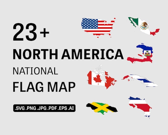 North America National Flag