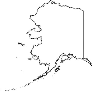 Juneau Alaska AK State Capital City Map US USA America American ...