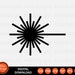 Laser Beam Symbol SVG - Lazer Radiation Light Optical Danger Caution ...