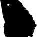 Atlanta Georgia GA State Capital City Map Icon Clipart Location ...