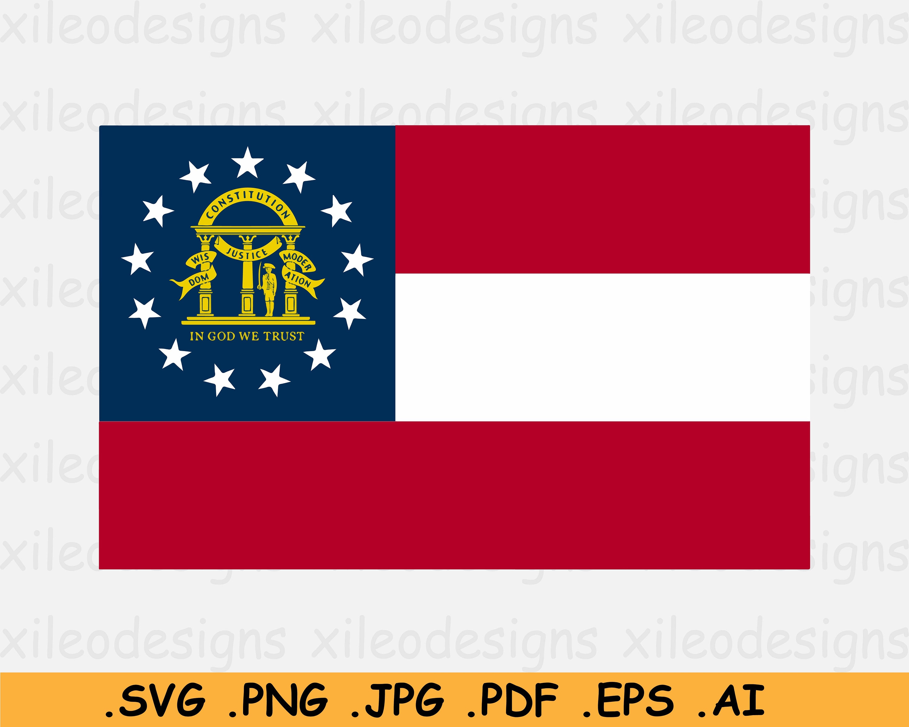 Georgia Flag Logo