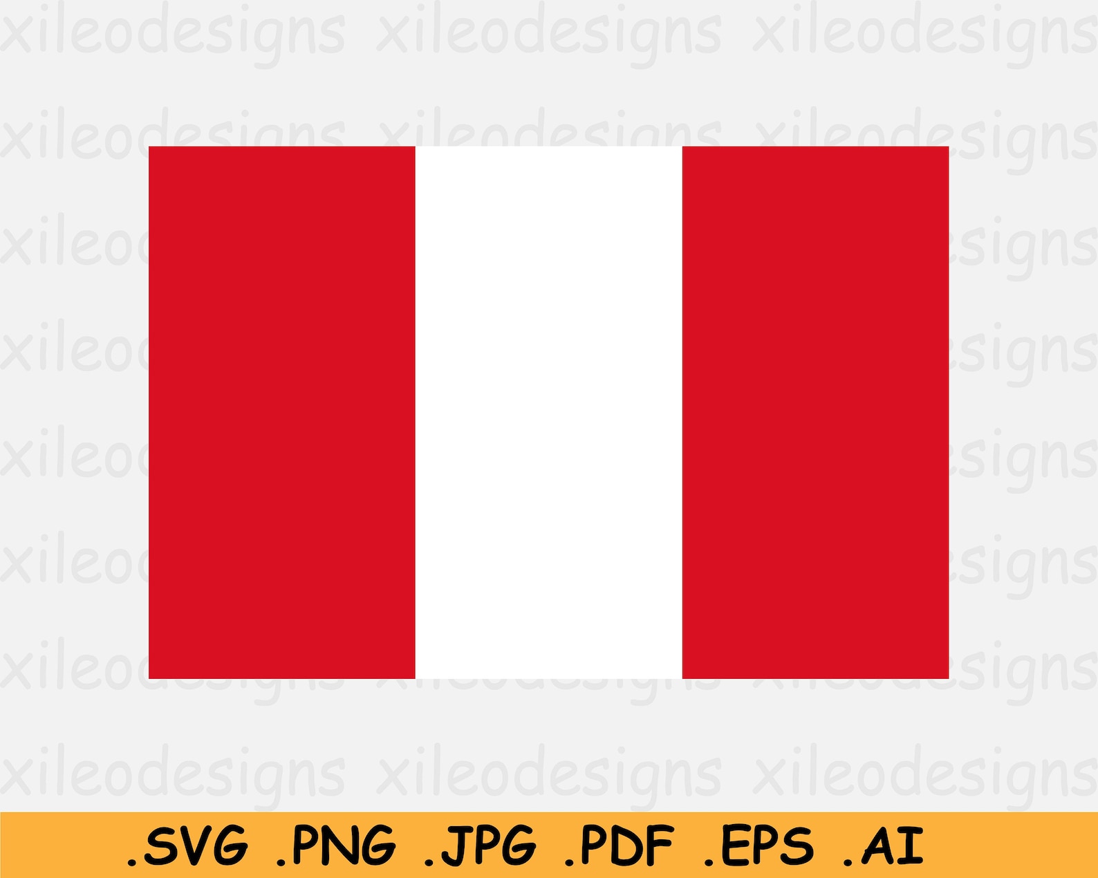 Peru Flag SVG Peruvian National Nation Country Banner Cricut | Etsy