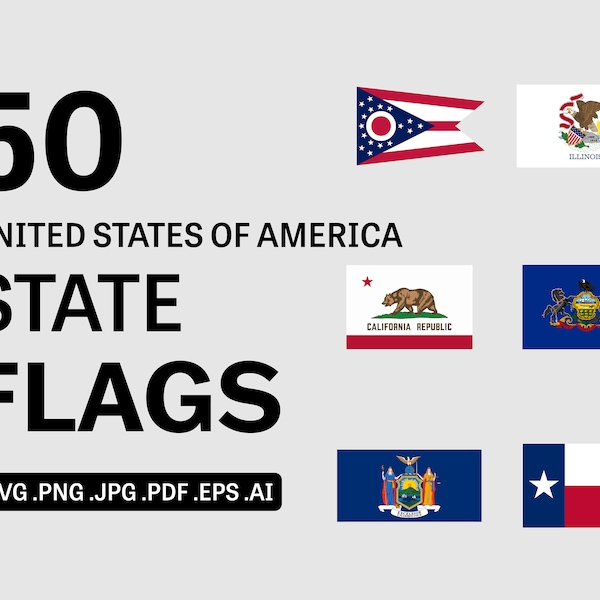 State Flags - Etsy