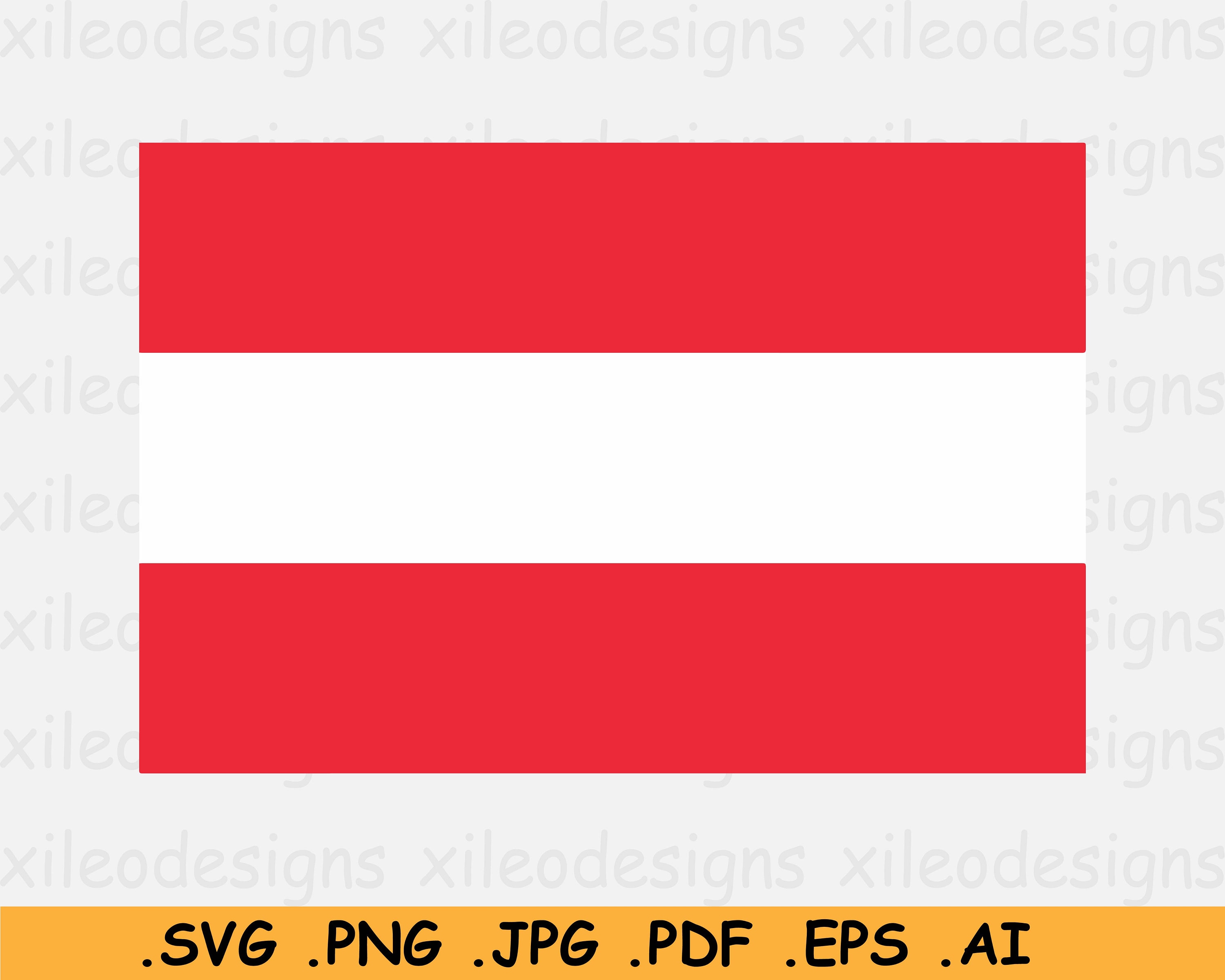 Craft Supplies & Tools Papercraft Austria Flag SVG Austria Flag Cut ...
