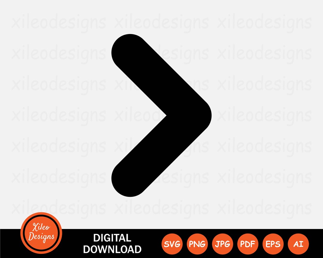 Right Arrow Icon SVG Next Skip Point Pointer Direction Path More Than ...