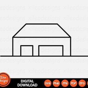 House Line Icon SVG Home Real Estate Property Building Png Jpg Eps Ai ...