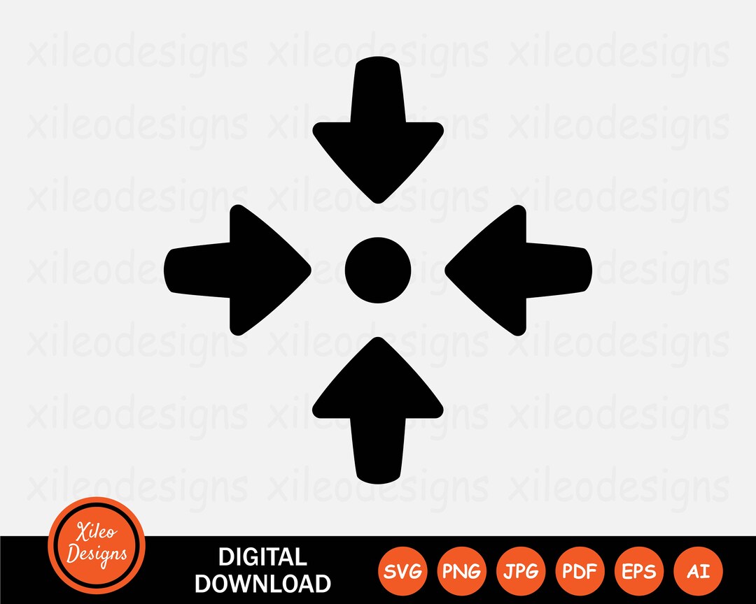 Gathering Point Icon SVG Emergency Assembly Place Arrow Digital ...