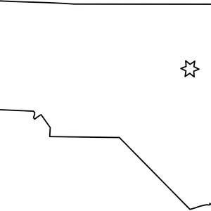 Raleigh North Carolina NC Capital City Location on a State Map USA ...