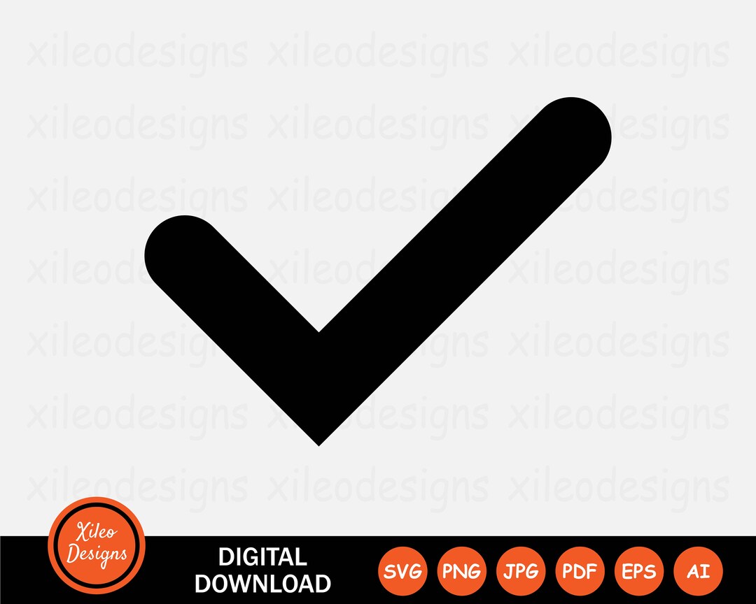 Checkmark Tick Icon SVG Correct Right Choice Vote Okay Png Jpg Eps Ai ...