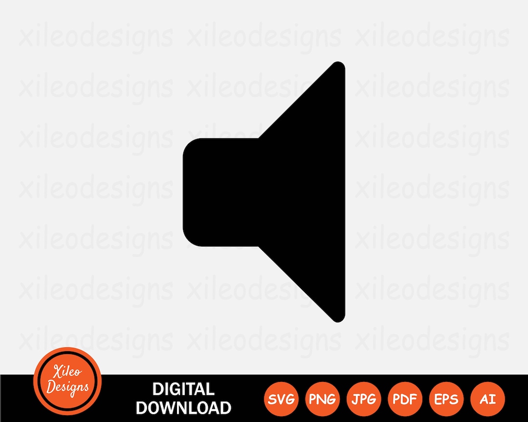 Audio Speaker Icon SVG Media Sound Volume Button Mute Symbol Sign ...