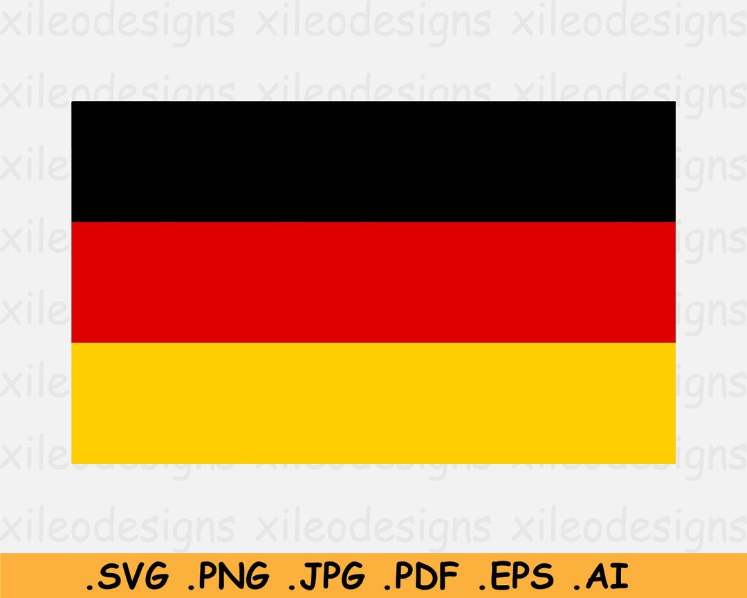 Germany Flag SVG, German National Nation Country Banner, Cricut Cut ...