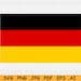Germany Flag SVG, German National Nation Country Banner, Cricut Cut ...