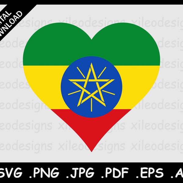 Ethiopian Graphic Svg - Etsy