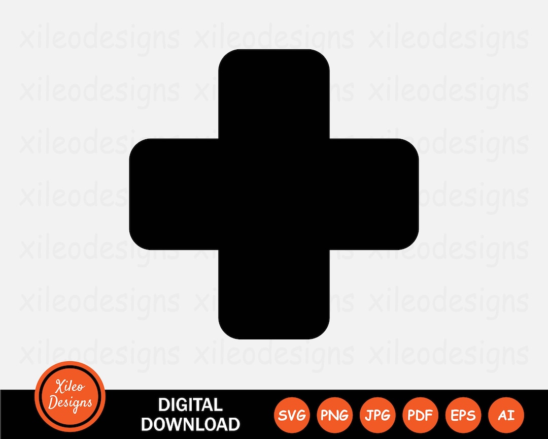 Healthcare Cross Icon SVG Medical Health Care First Aid Png Jpg Eps Ai ...
