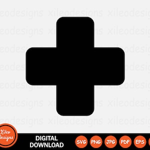 Healthcare Cross Icon SVG Medical Health Care First Aid Png Jpg Eps Ai ...