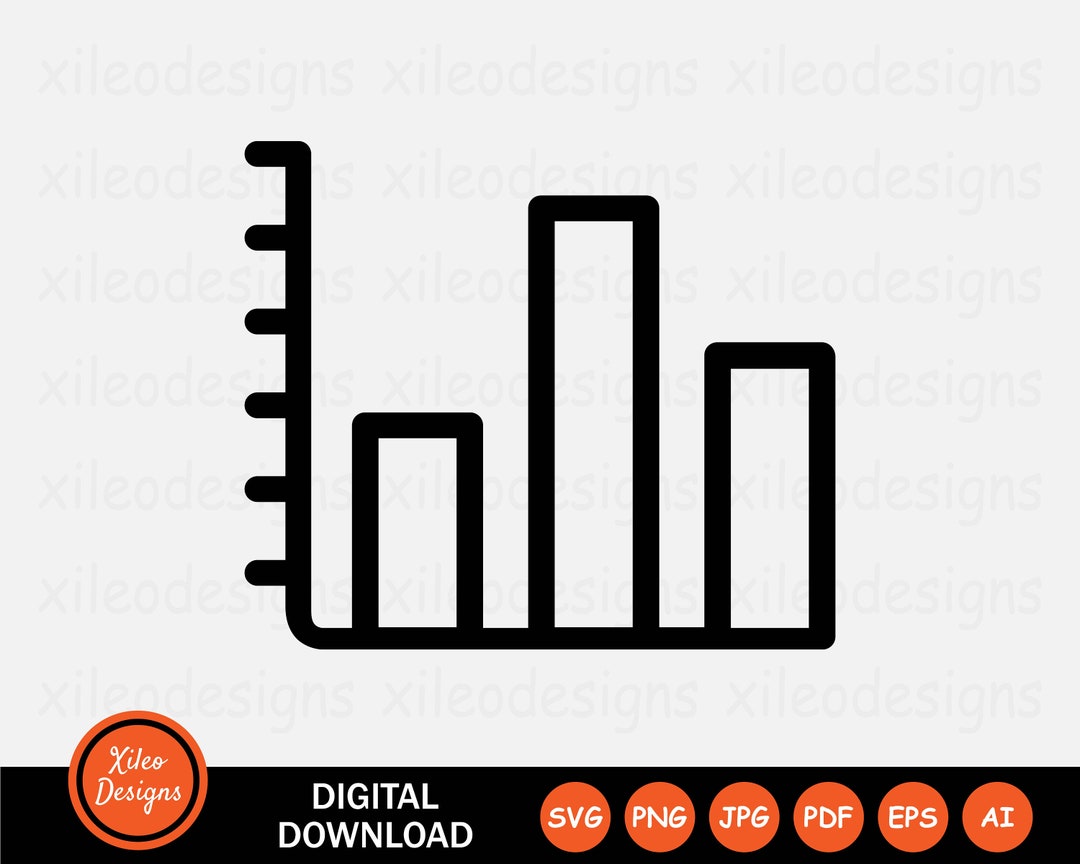 Bar Chart Icon SVG - Graph Business Finance Performance Data Progress ...