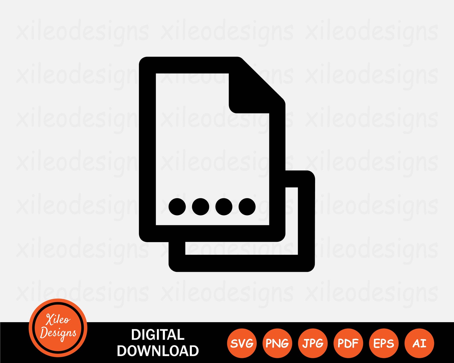 File Line Icon SVG Document Page Paper Word Text Contract Resume Form ...