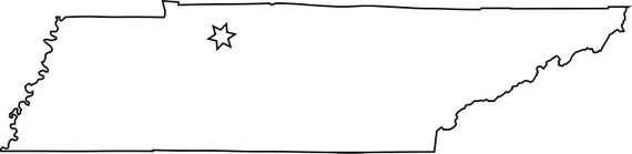Tennessee Map Outline