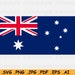 Australia Flag SVG, Australian Aussie AUS Country National Banner ...