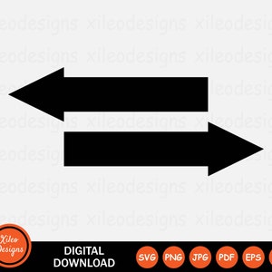 Left Right Exchange Arrow Icon SVG Left Right Pointer Png Jpg Eps Ai ...