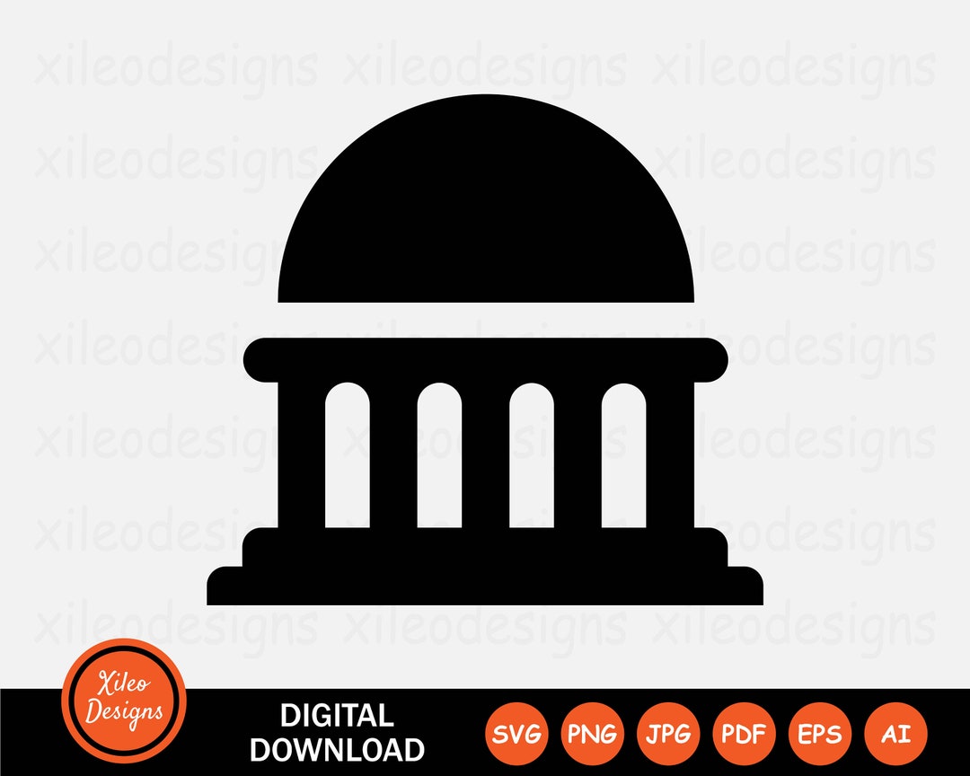 Government Icon SVG Dome Shape Building Architecture Png Jpg Eps Ai Pdf ...