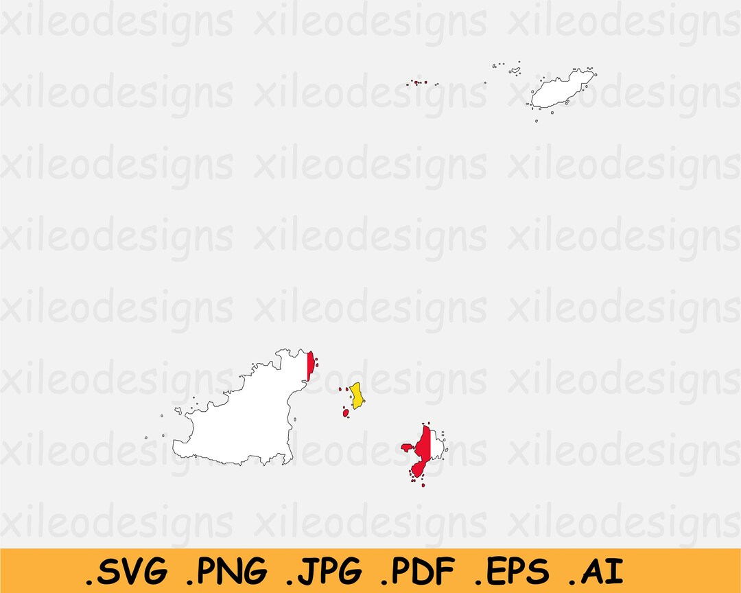 Guernsey Flag Map SVG, Bailiwick of Guernsey, United Kingdom U.K ...