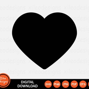 Heart Shape Icon SVG Love Romance Romantic Valentine Sign Symbol Cricut ...