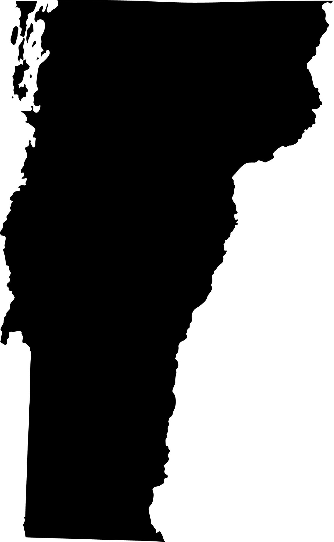 Vermont Map SVG - VT USA United States of America Us, Black and White ...